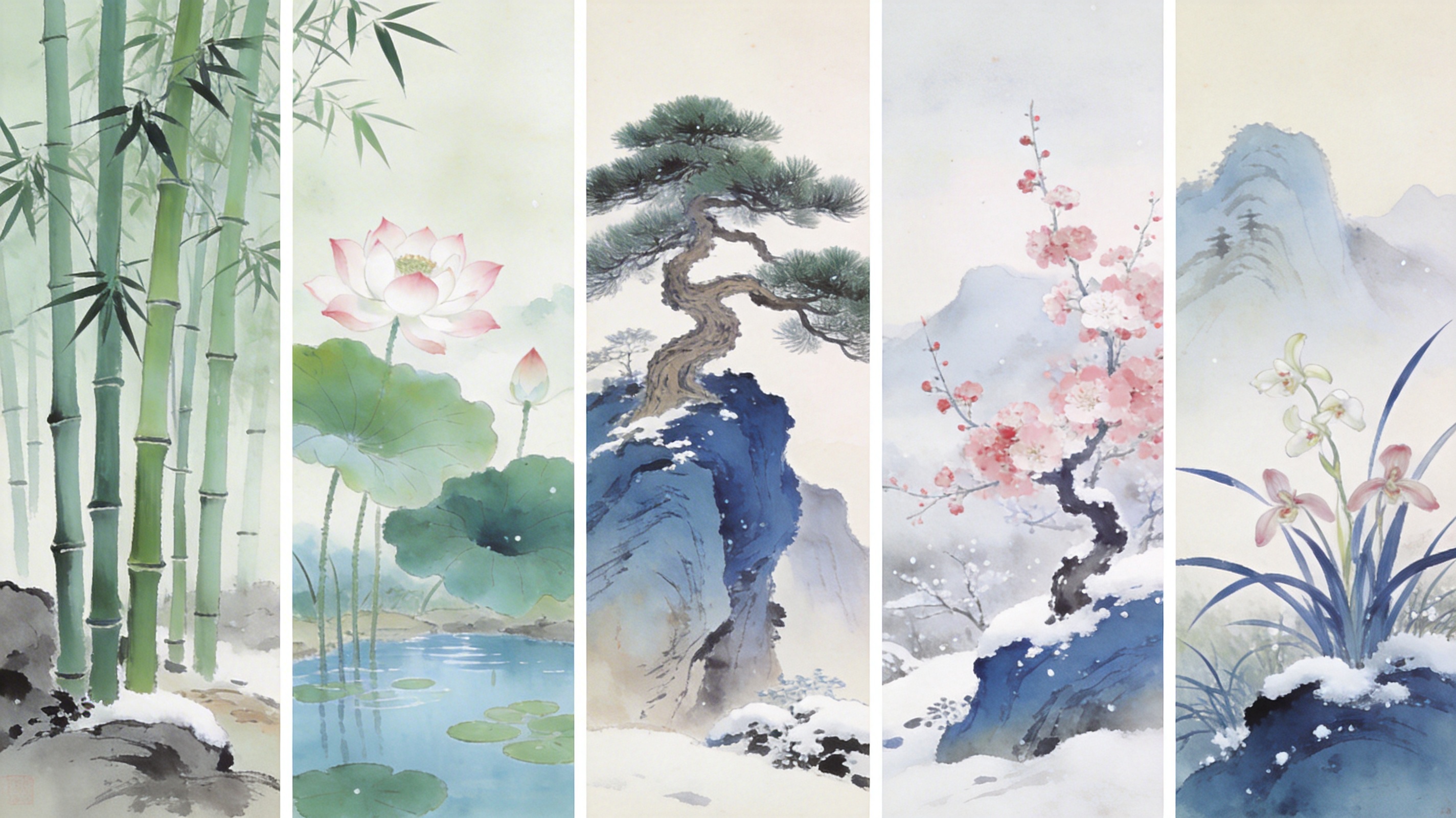 Chinese Names from Nature's Garden: Bamboo, Lotus, and Pine | Chinese ...
